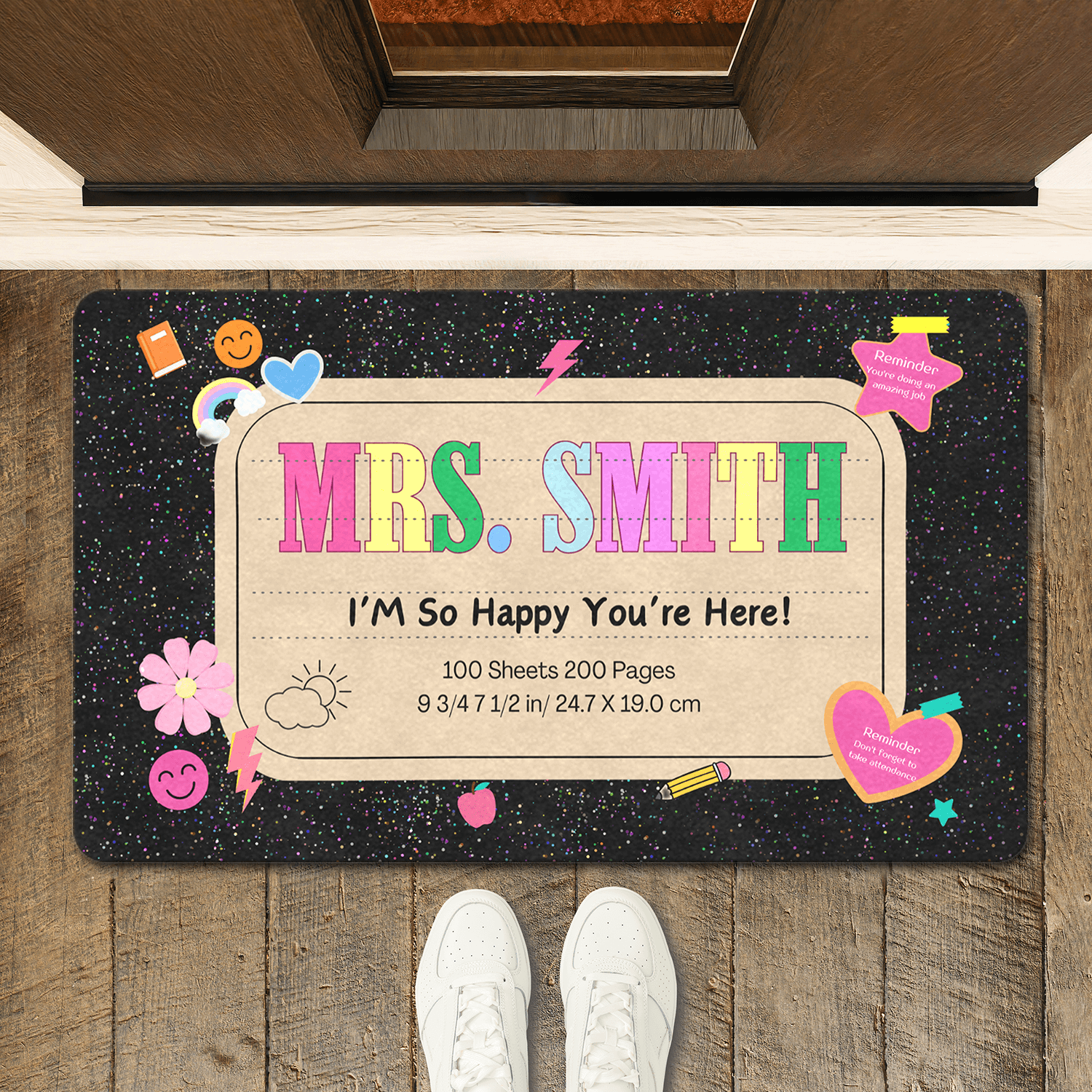 Porch Décor Custom Composition Notebook Doormat Classroom Décor Teacher ...