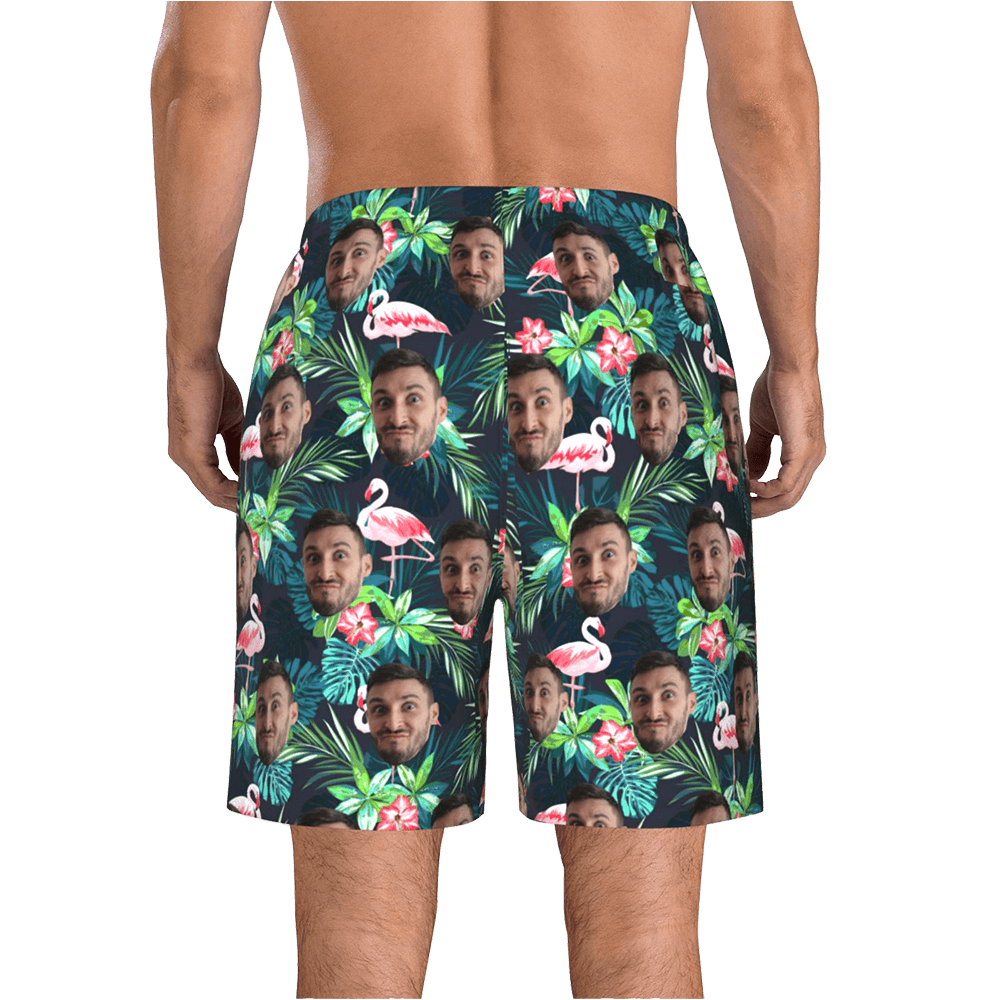 Custom Picture Swim Trunks Custom Face Swim Trunks Personalised Swim S ...